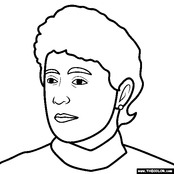 Caroline Harrison Coloring Page