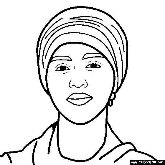 Fadumo Dayib Coloring Page