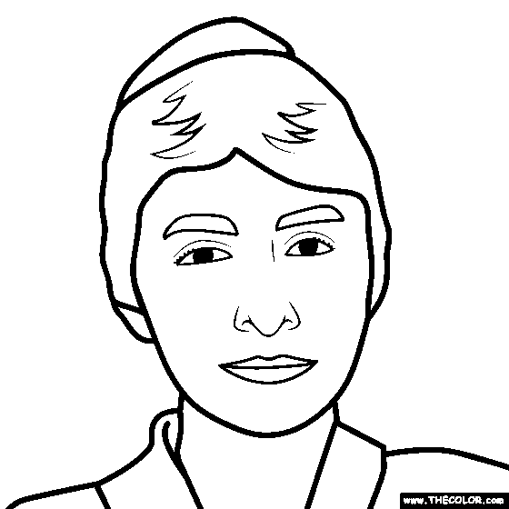 Georgia O'Keeffe Coloring Page