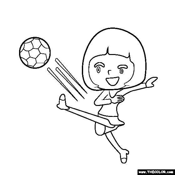 girl Free Online Coloring Pages | TheColor.com