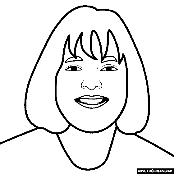 Mother Face Coloring Pages