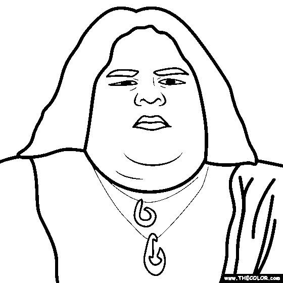 Israel Kamakawiwo'ole Coloring Page