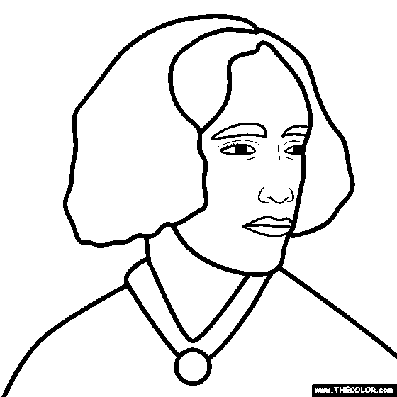 Jane Pierce Coloring Page