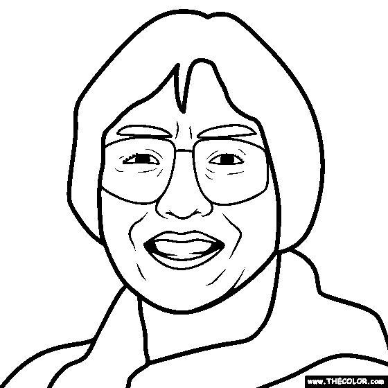 Junko Tabei Coloring Page