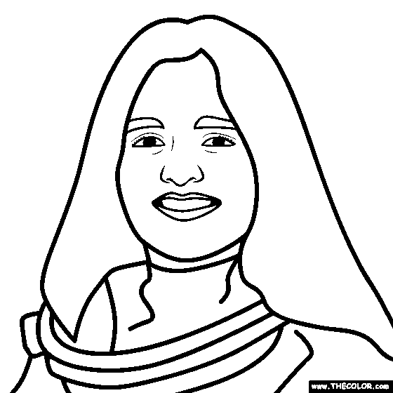 Kalpana Chawla Coloring Page