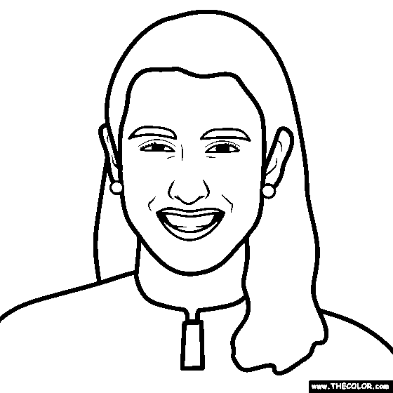 Kristen Faulkner Coloring Page