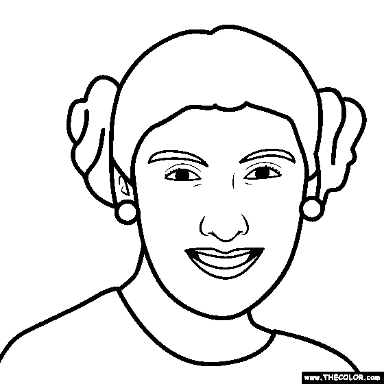 Mamie Eisenhower Coloring Page