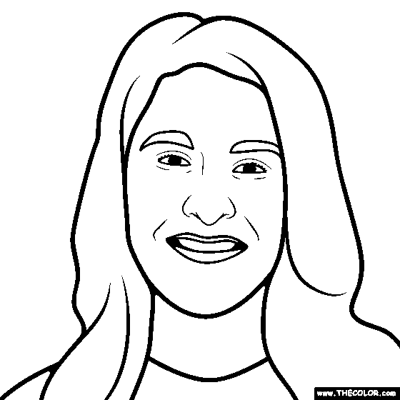 Melinda Gates Coloring Page