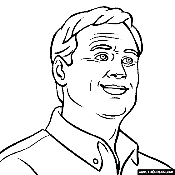 Rusty Wallace Coloring Page