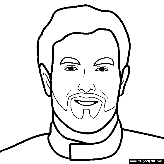 Sergio Perez Coloring Page